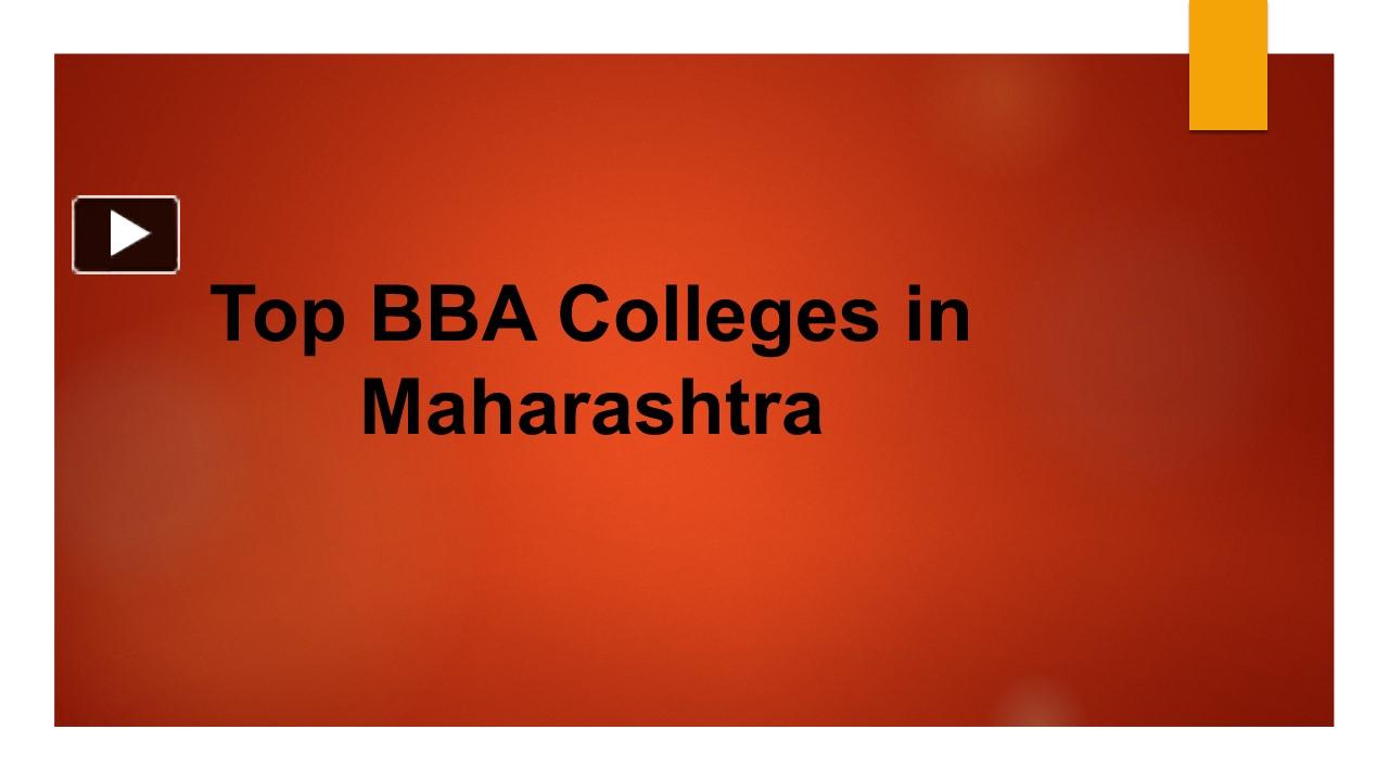 PPT – Top BBA Colleges in Maharashtra - MIT ACSC PowerPoint ...