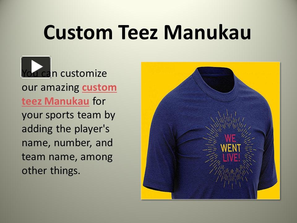 Custom Teez Manukau presentation | free to download
