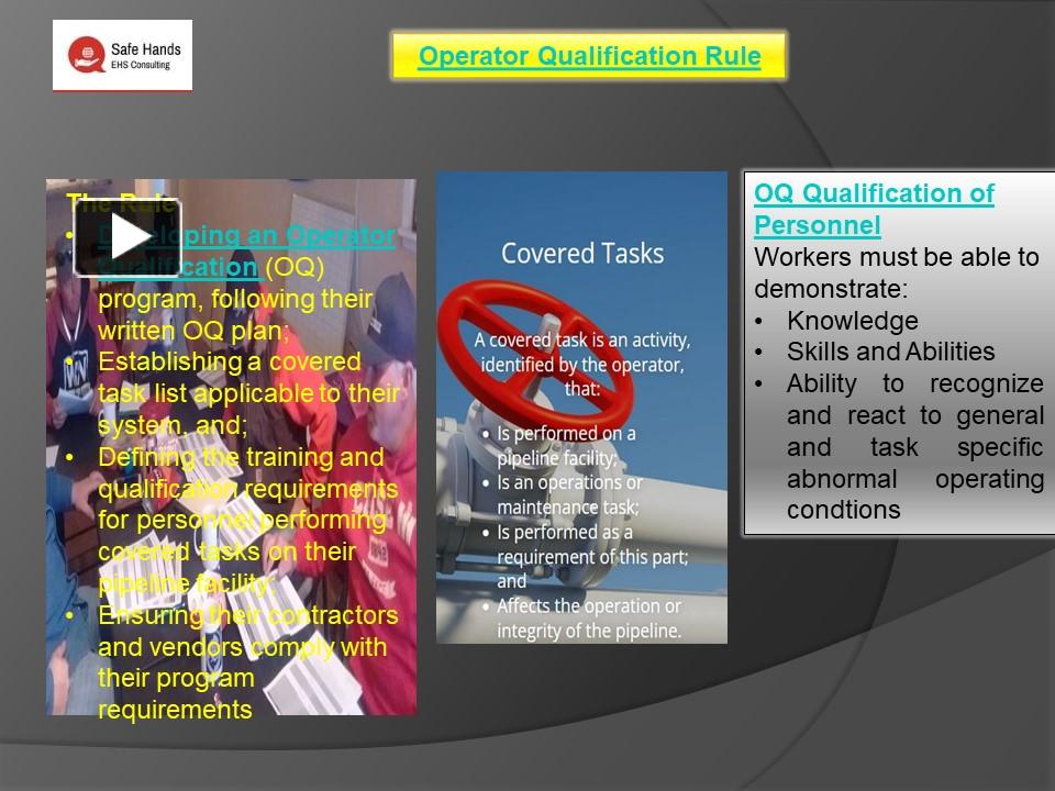 Pipeline Operator Qualification Training presentation | free to download