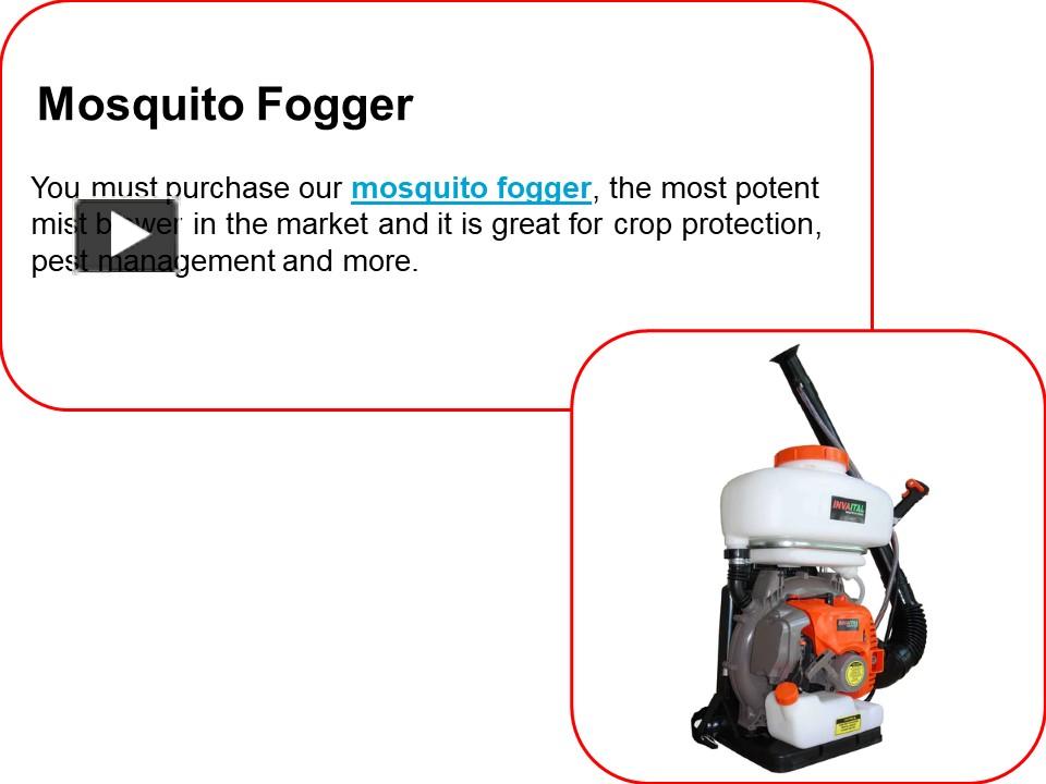 Mosquito Fogger presentation | free to download