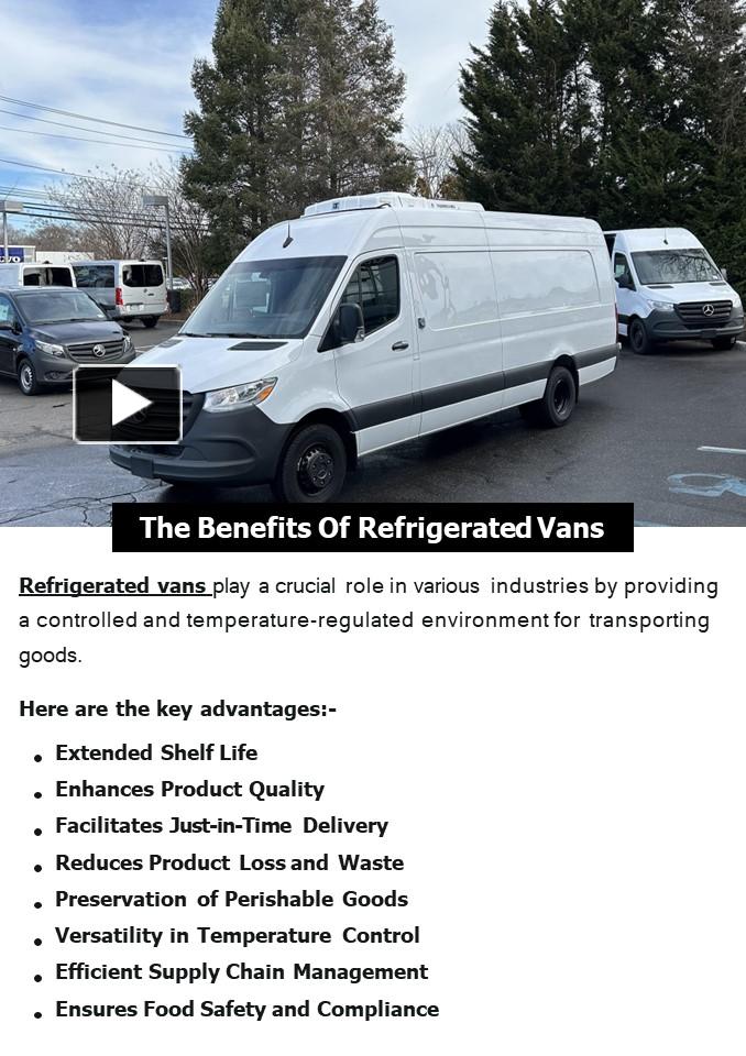 PPT – The Benefits of Refrigerated Vans PowerPoint presentation | free ...