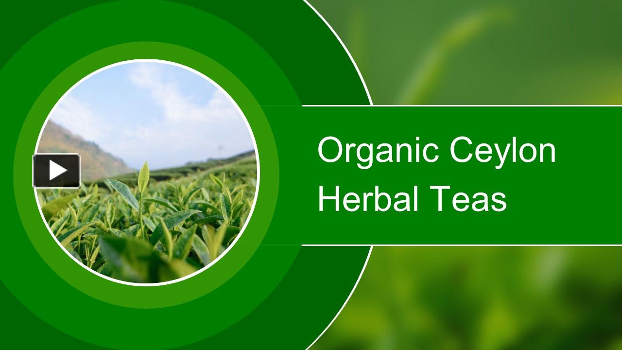 PPT – Organic Ceylon Herbal Tea PowerPoint presentation | free to ...