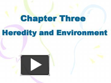 PPT – Chapter Three PowerPoint presentation | free to view - id: 95424 ...