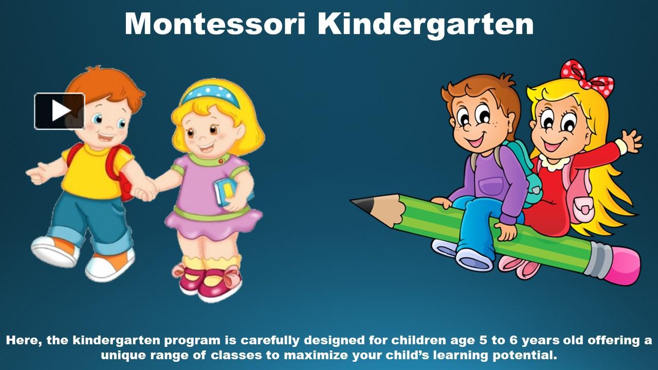 PPT – Montessori Kindergarten Class Materials PowerPoint presentation ...