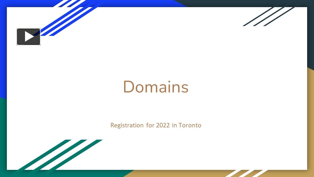 PPT – Domains PowerPoint presentation | free to download - id: 954804-YmMzZ