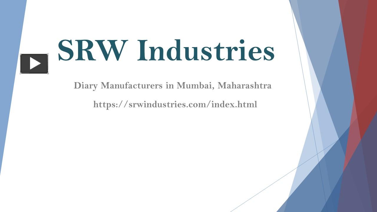 PPT – Diary Manufacturers in Mumbai PowerPoint presentation | free to ...