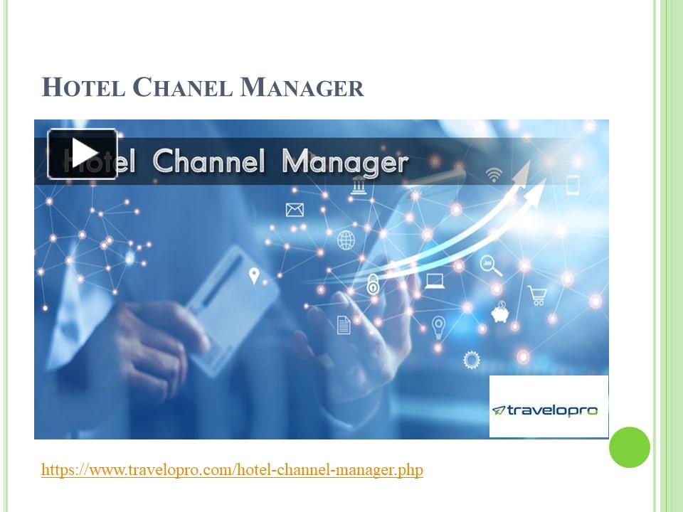 Hotel Channel Manager presentation | free to download