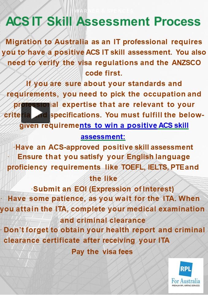 PPT – ACS IT Skill Assessment Process PowerPoint presentation | free to ...