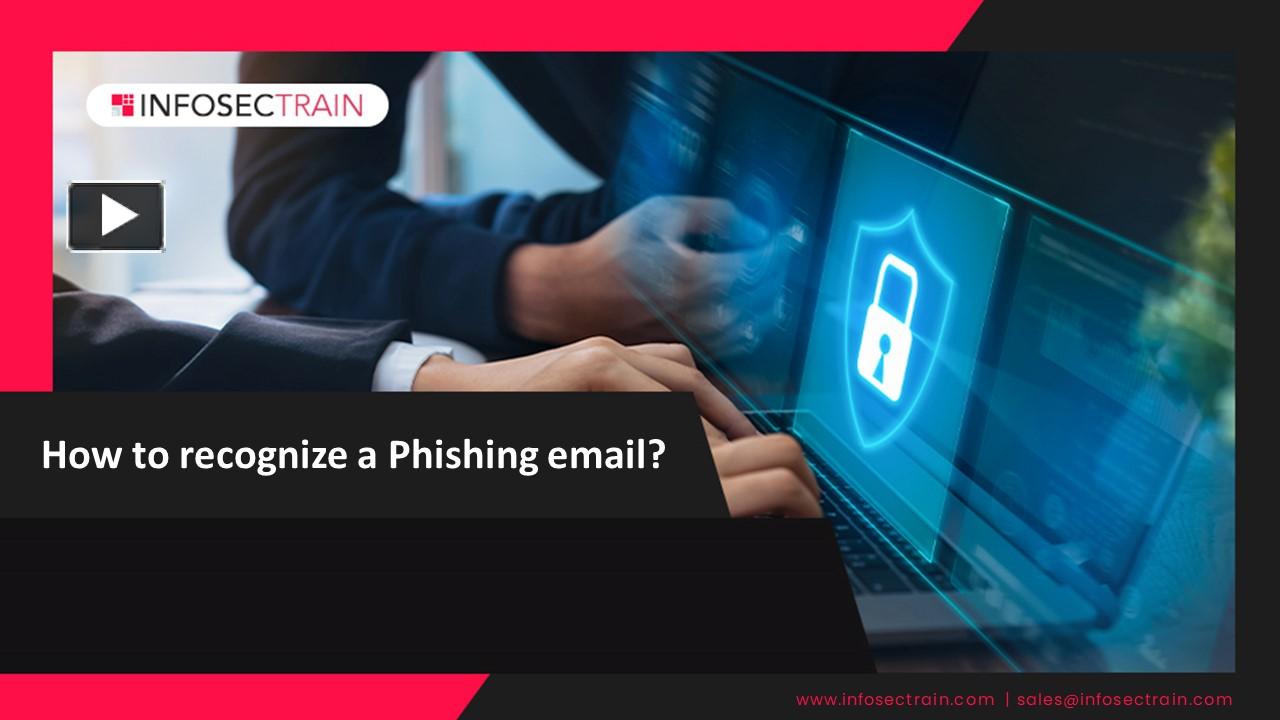 How to recognize a Phishing email? presentation | free to download