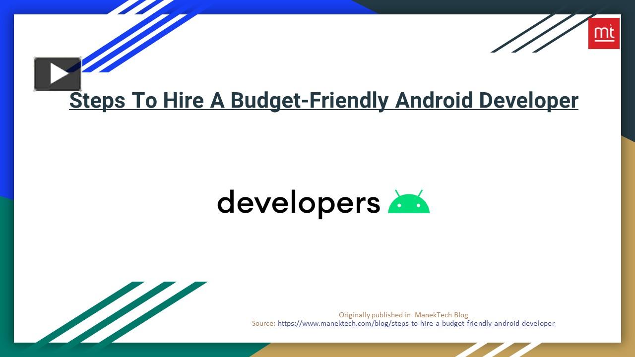 PPT – Steps To Hire a Budget-Friendly Android Developer in India ...