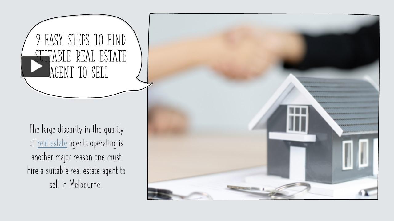 9 Easy Steps to Find Suitable Real Estate Agent to Sell presentation ...