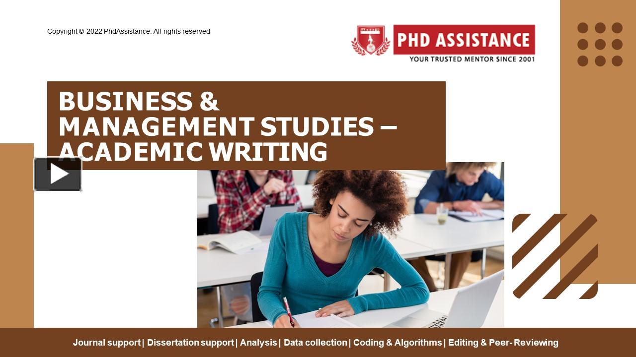 PPT – Business management Dissertation topics – PhD Assistance ...