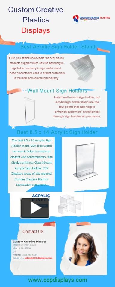 PPT – Best Acrylic Sign Holder Stand At CCP Displays (1) PowerPoint ...