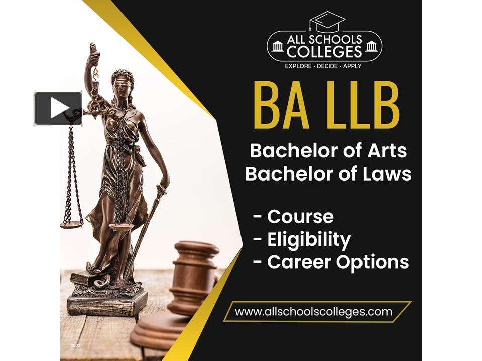 PPT – BA LLB Course PowerPoint presentation | free to download - id ...