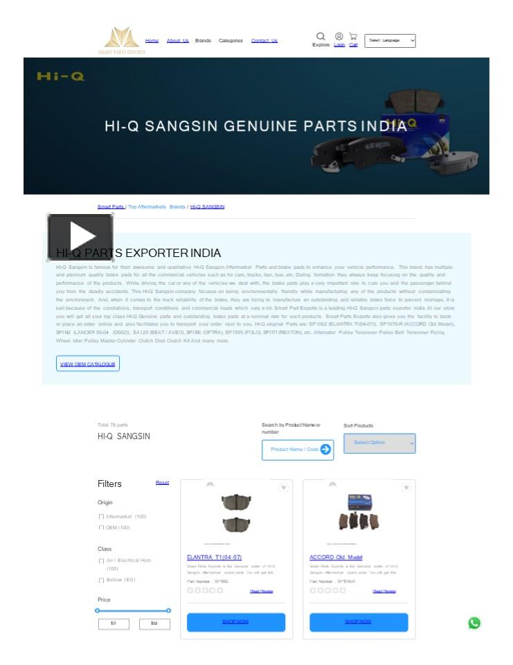 PPT – Hi-Q genuine parts exporters from India PowerPoint presentation ...