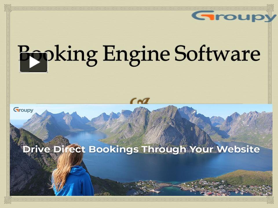 Booking Engine Software presentation | free to download