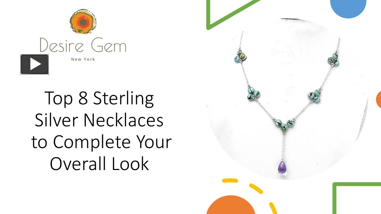 Top 8 Sterling Silver Necklaces to Complete Your Overall Look ...