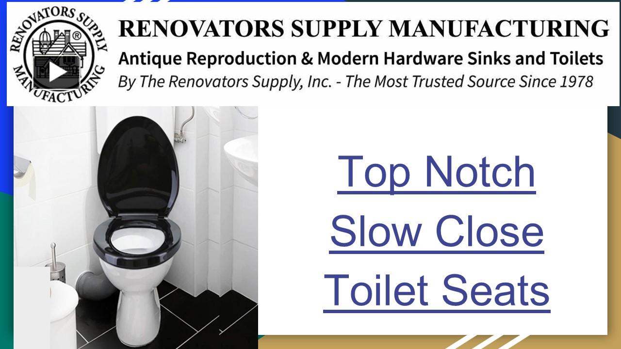 PPT – Slow Close Black Toilet Seats PowerPoint presentation | free to ...