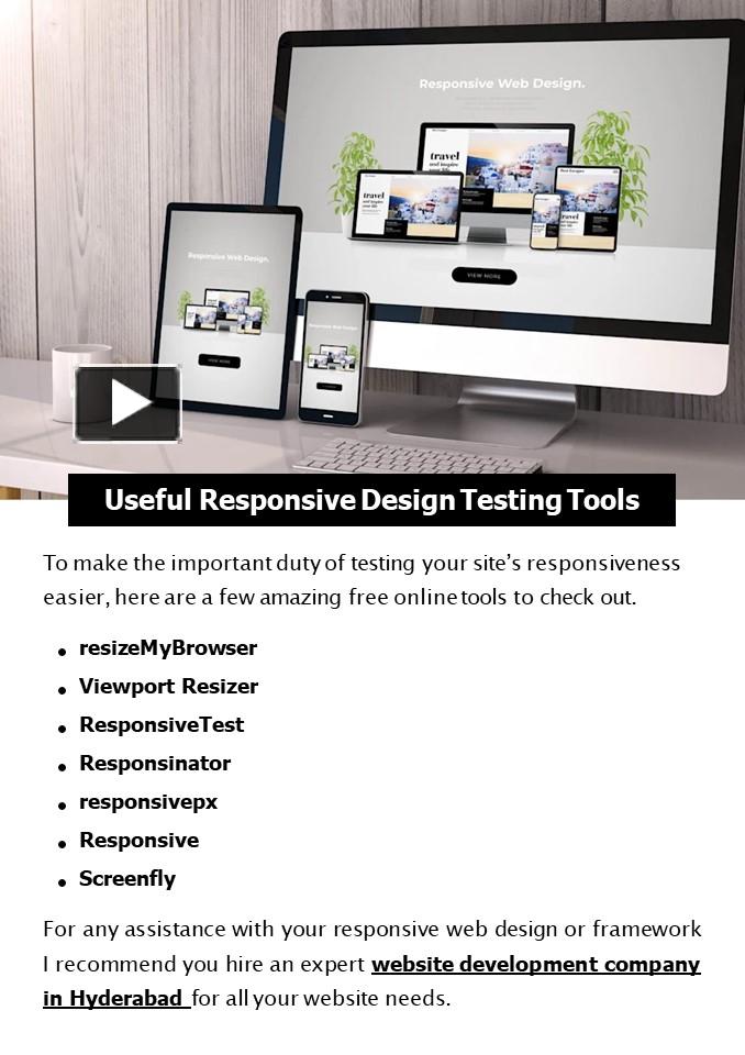 PPT – Useful Responsive Design Testing Tools PowerPoint presentation ...