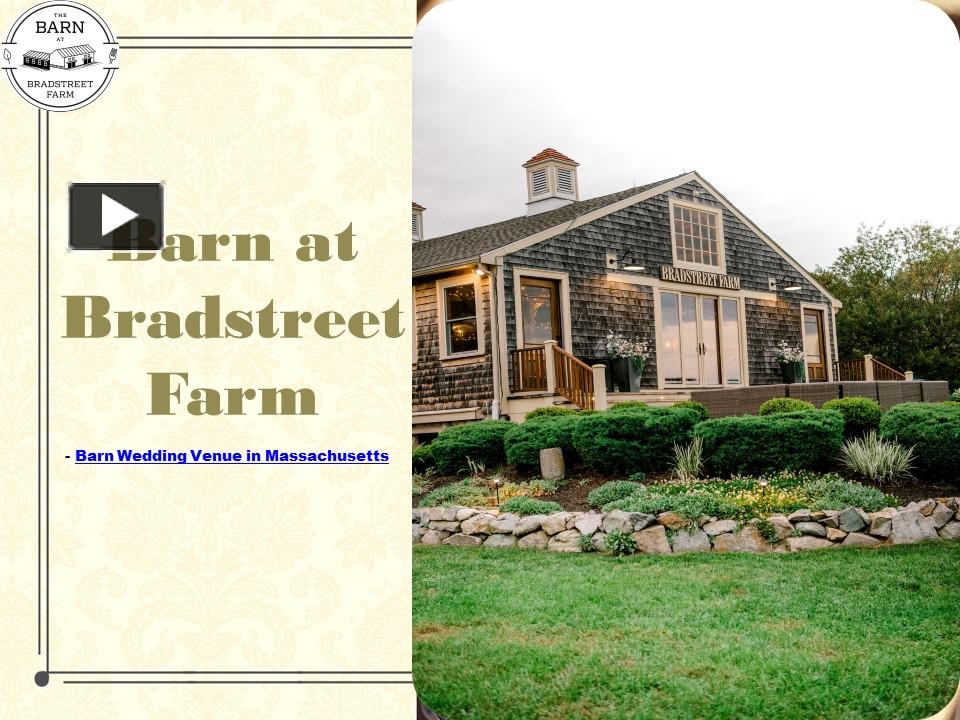 Get Creative Weddings With Barn Wedding Venues in MA presentation ...