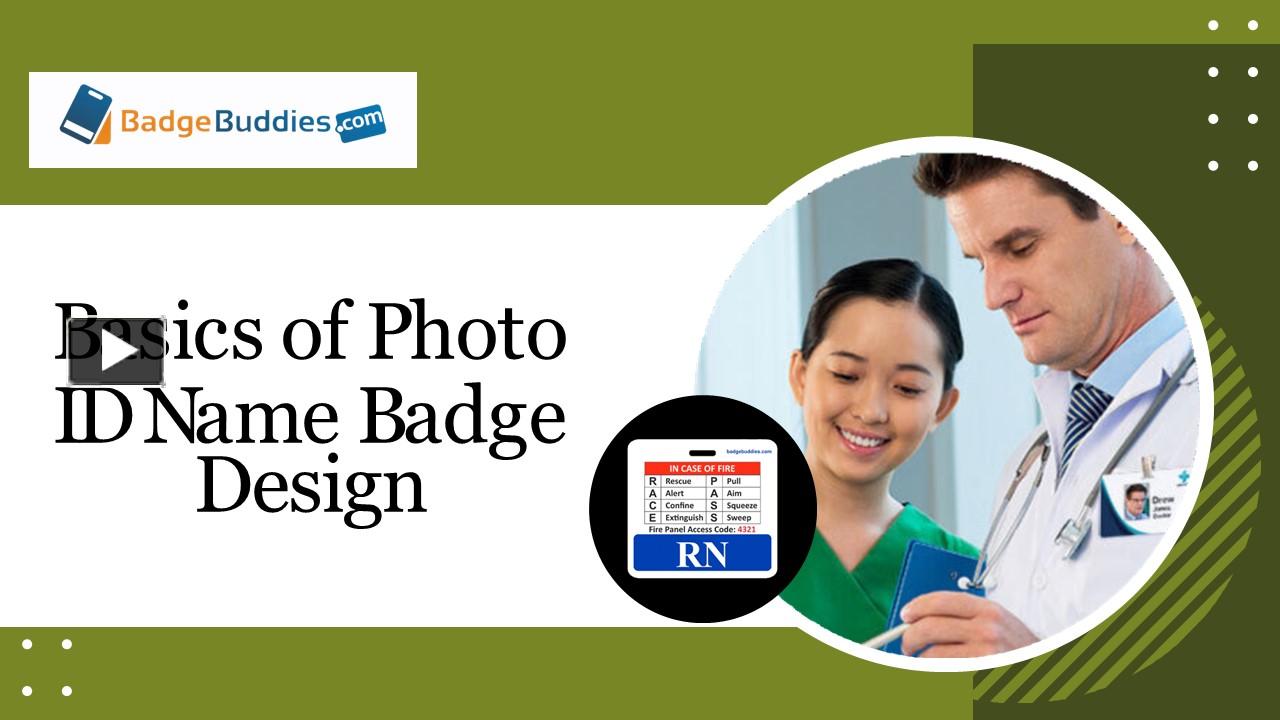 PPT – Tips for Designing Photo ID Name Badge | BadgeBuddies.com ...