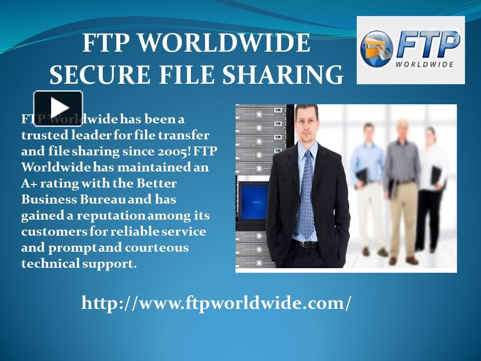 Ftp Worldwide Secure File Sharing presentation | free to download