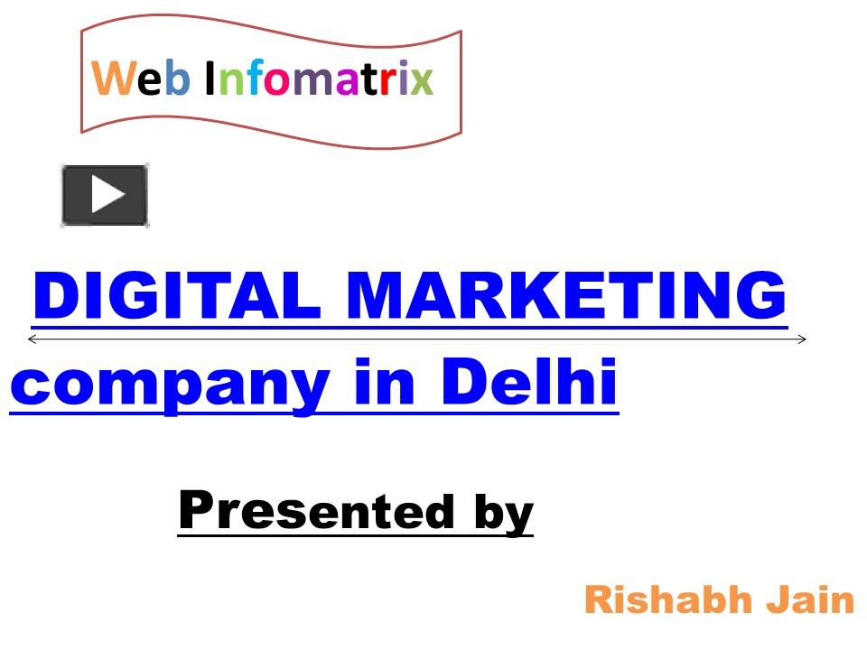 PPT – digital marketing agency in Delhi PowerPoint presentation | free ...