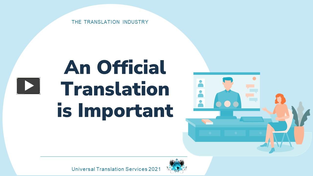 An Official Translation is Important presentation | free to download