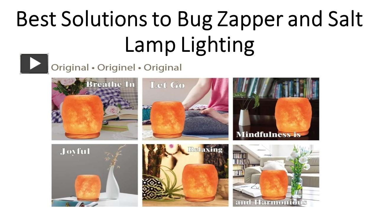 PPT – Best Solutions to Bug Zapper and Salt Lamp Lighting PowerPoint ...