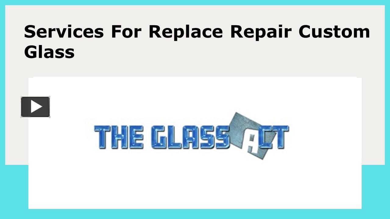 Window Replacement and Repair service presentation | free to download