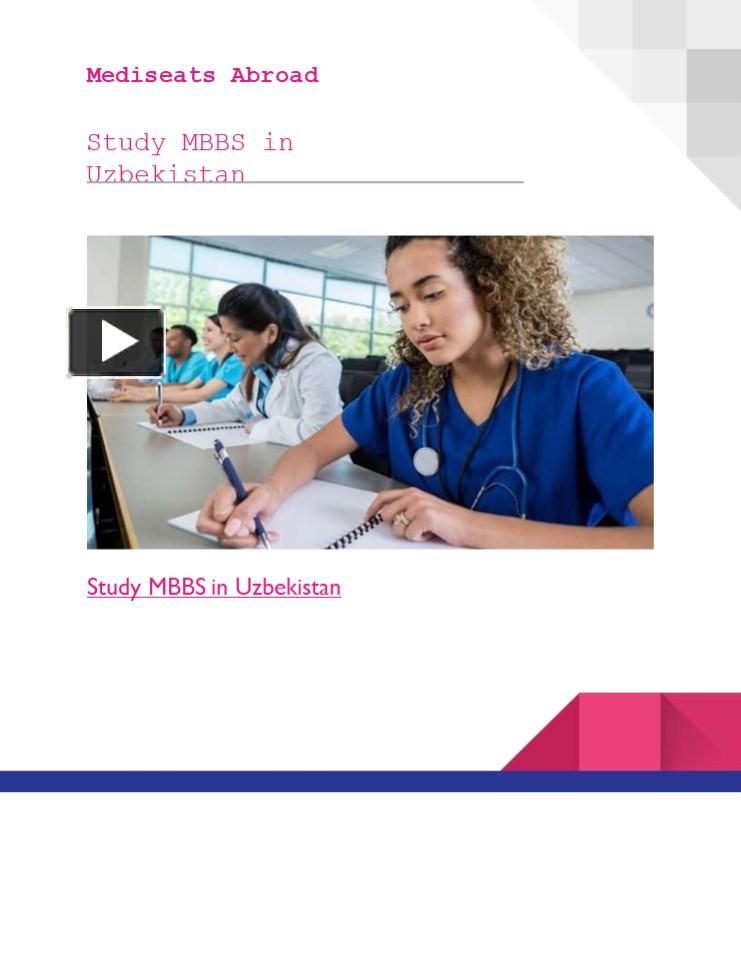 PPT – Study MBBS in Uzbekistan - Mediseats Abroad PowerPoint ...