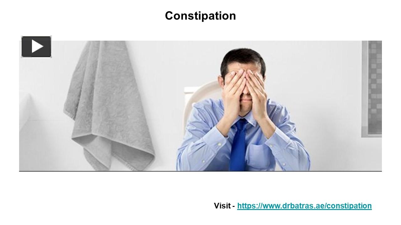 Constipation | What is Constipation presentation | free to download