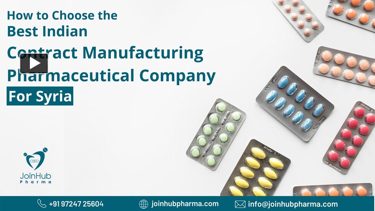 PPT – How to Choose the Best Indian Contract Manufacturing ...