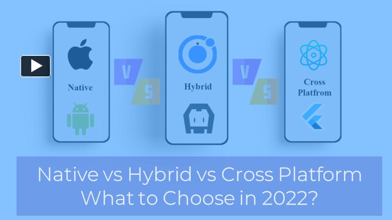 Which Mobile App Development Process Is Right for You: Native, Hybrid ...