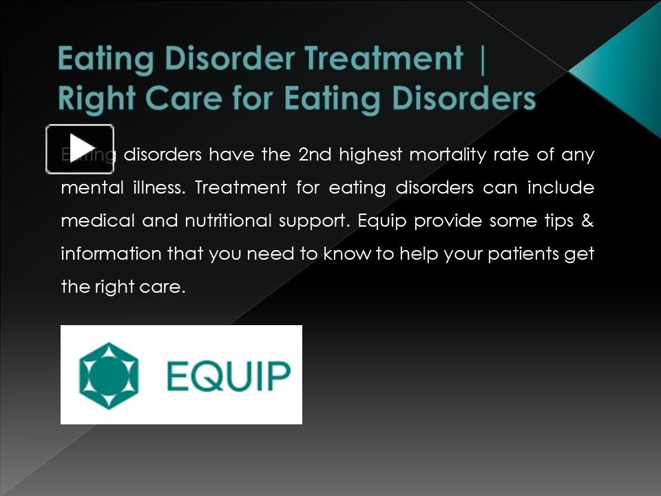 PPT – Eating Disorder Treatment | Right Care for Eating Disorders ...