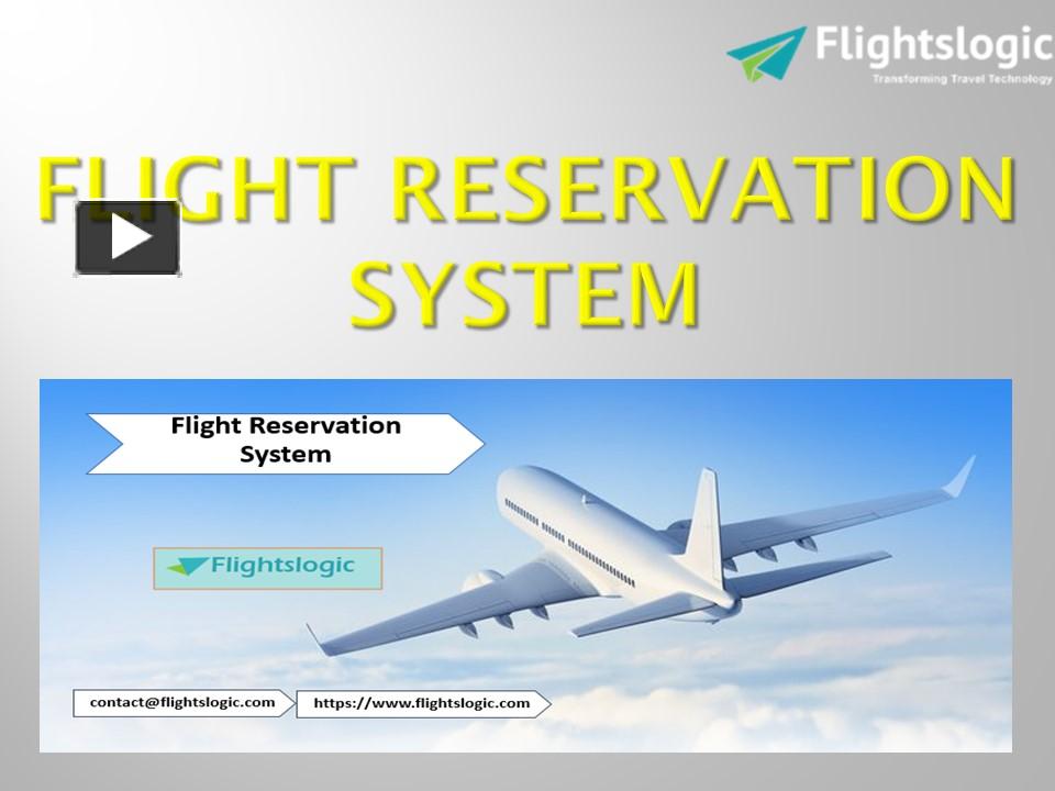 PPT – Flight Reservation System PowerPoint presentation | free to ...