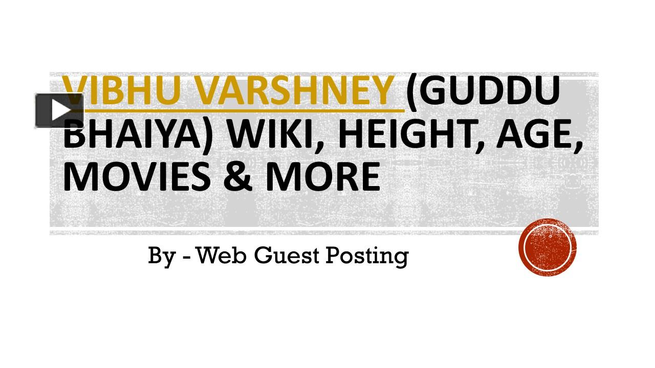 PPT – Know More About the famous Vidhu Varshney PowerPoint presentation ...