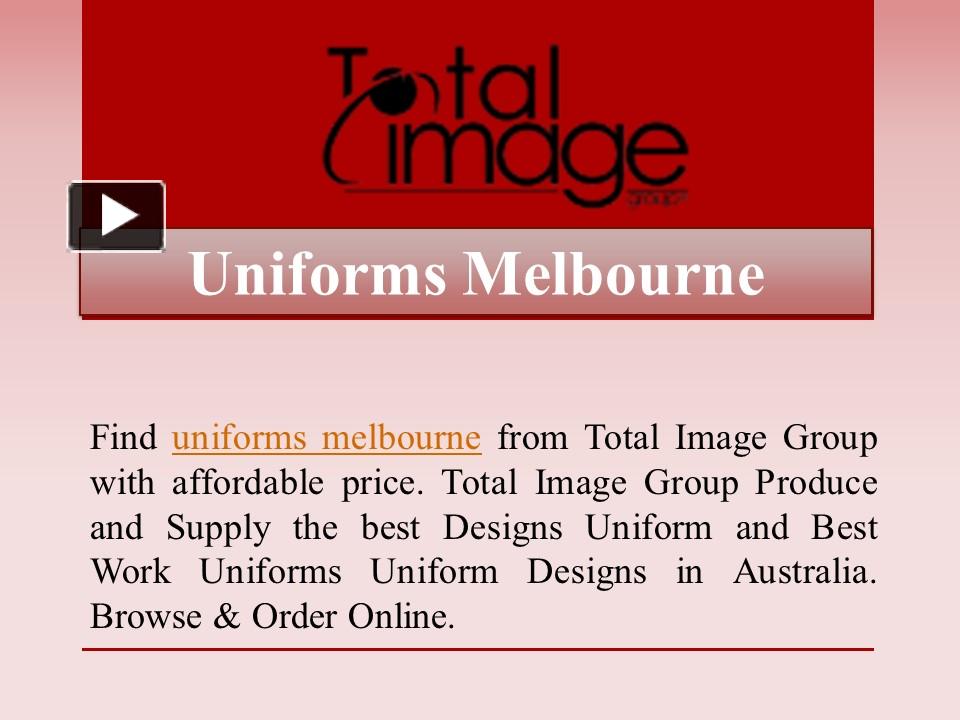 PPT – Uniforms Melbourne PowerPoint presentation | free to download ...