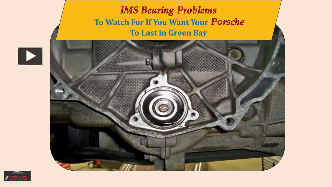 IMS Bearing Problems To Watch For If You Want Your Porsche To Last in ...