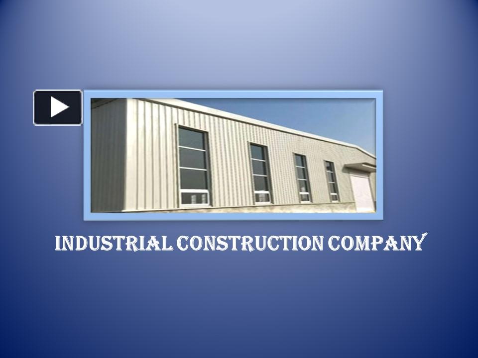 Industrial Construction Company in Tamil Nadu presentation | free to ...