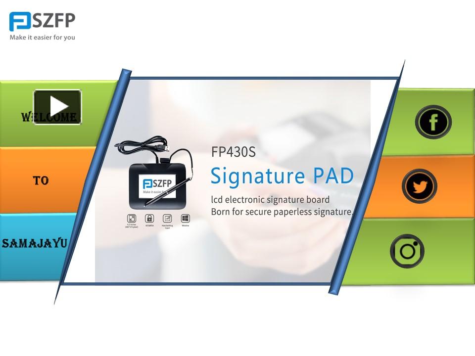 computer signature pad presentation | free to download