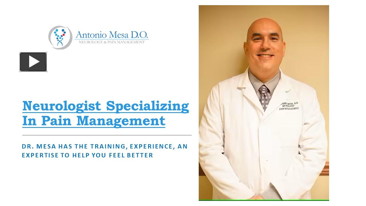 Neurologist Specializing and Pelvic Pain Treatment in Miami ...