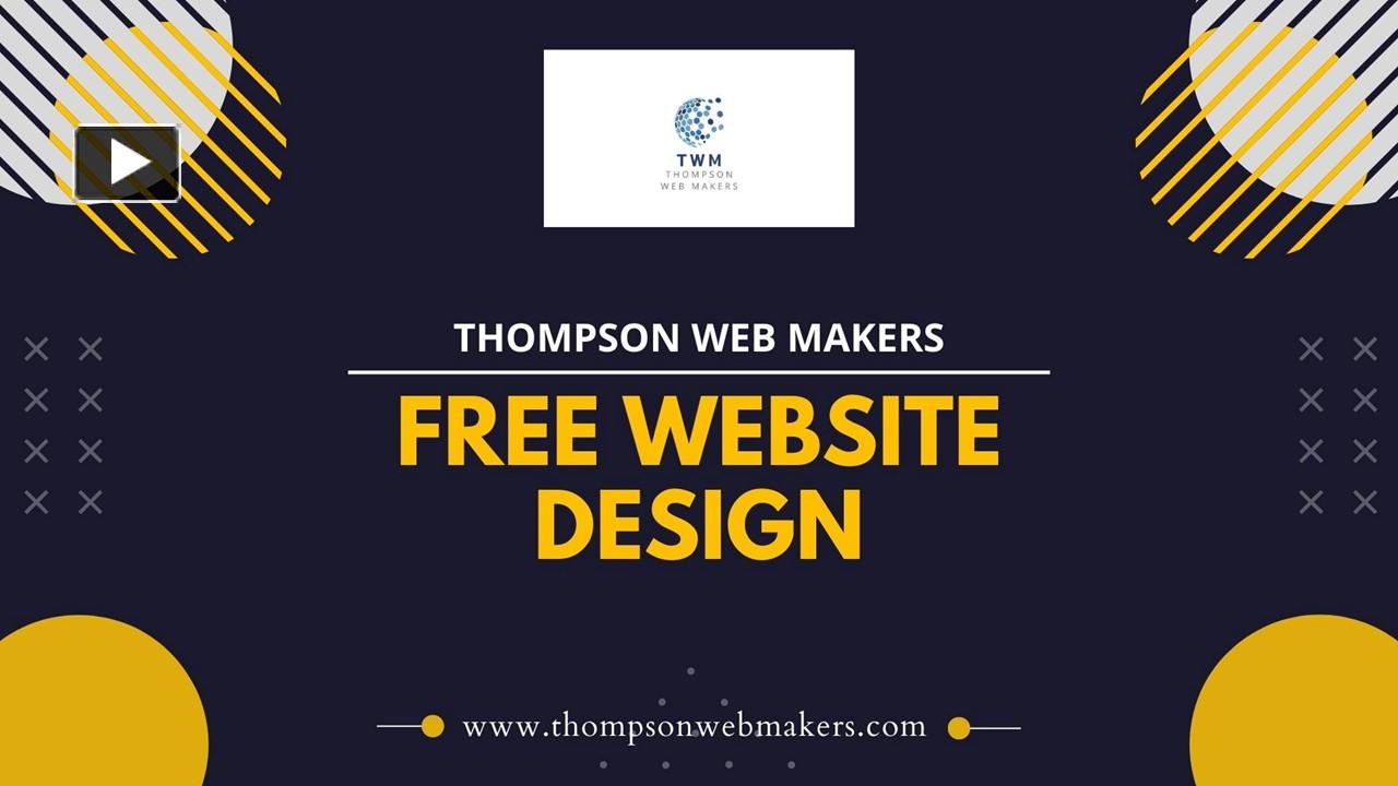 PPT – Affordable Website Design by Thompson Web Makers PowerPoint ...