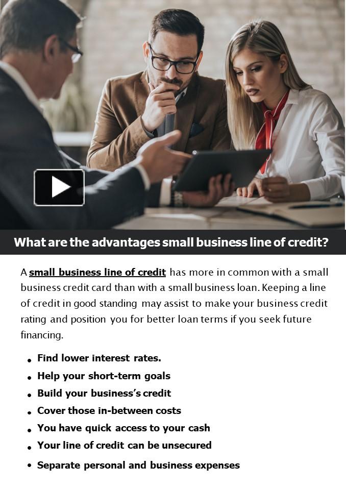 PPT – What are the advantages small business line of credit? PowerPoint ...