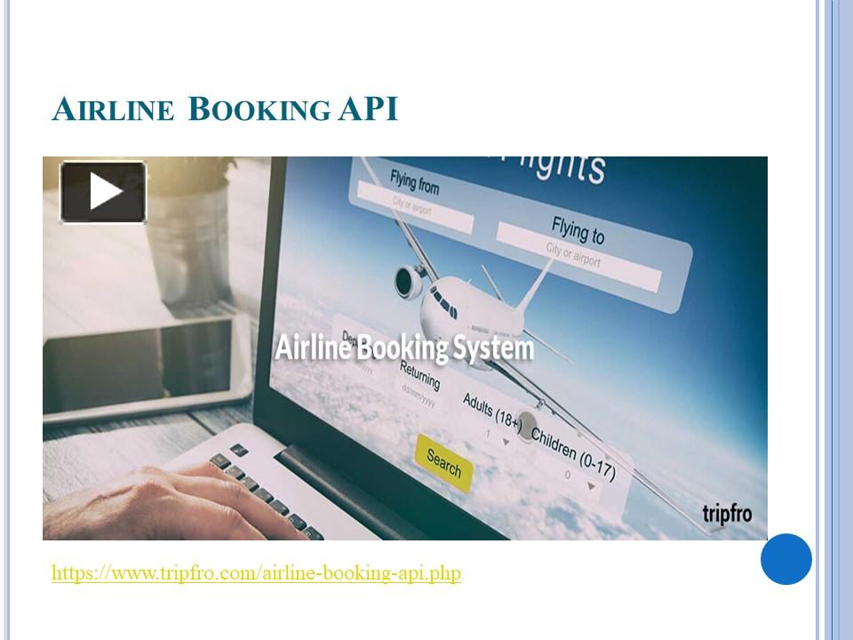 PPT – Airline Booking API PowerPoint presentation | free to download ...