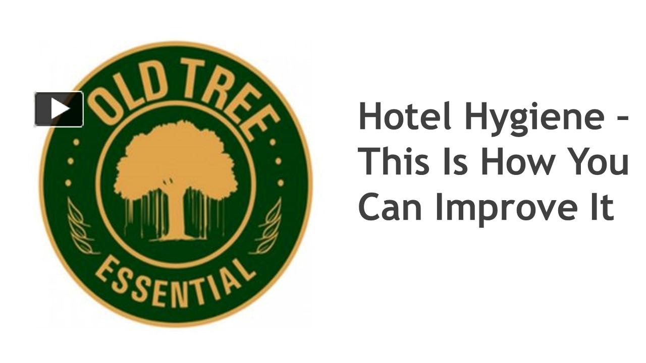Hotel Hygiene – This Is How You Can Improve It presentation | free to ...