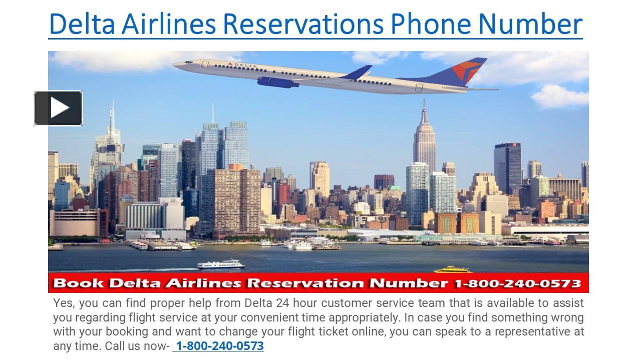 PPT – 30% Off On Delta Airlines Reservations PowerPoint presentation ...
