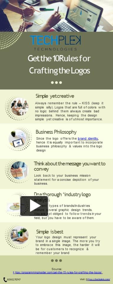10 Rules for Crafting the Logos For Brand strategy, or Marketing of ...