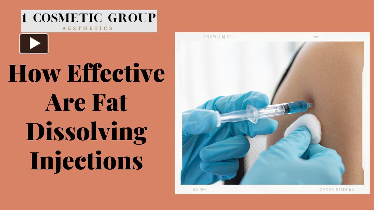 How Effective Are Fat Dissolving Injections presentation | free to download