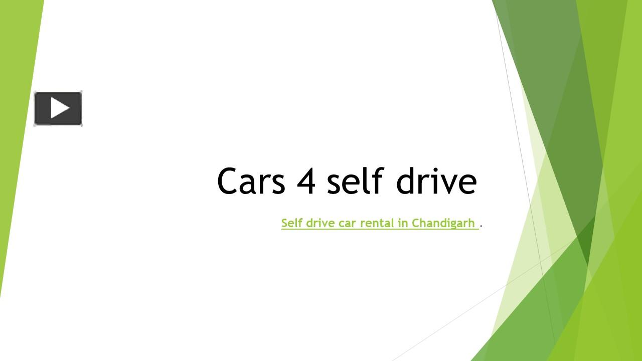 PPT – Cars 4 Self Drive PowerPoint presentation | free to download - id ...